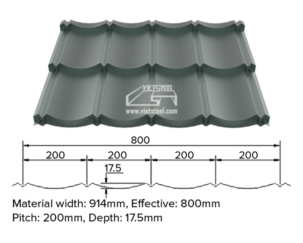 Step Tile Roll Forming Machine (ST-SH Model) | Vietsteel.com