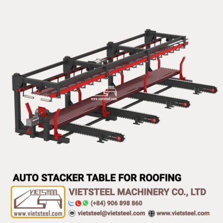 AUTO STACKER TABLE (For Roofing/ AS-R Model) - Vietsteel Machinery